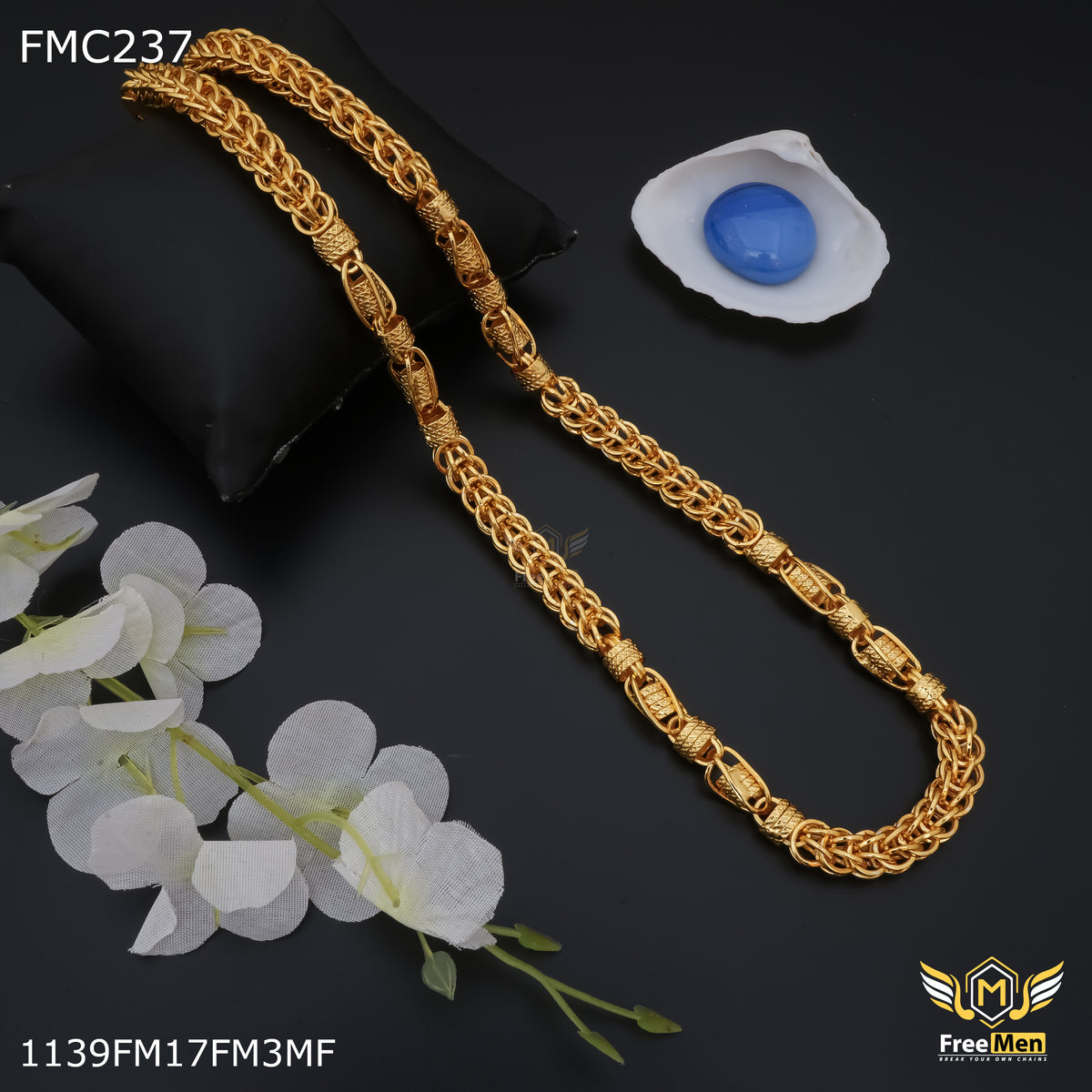 Freemen Indo wiring pipe design Chain for Man - FMC237 – Freemen®