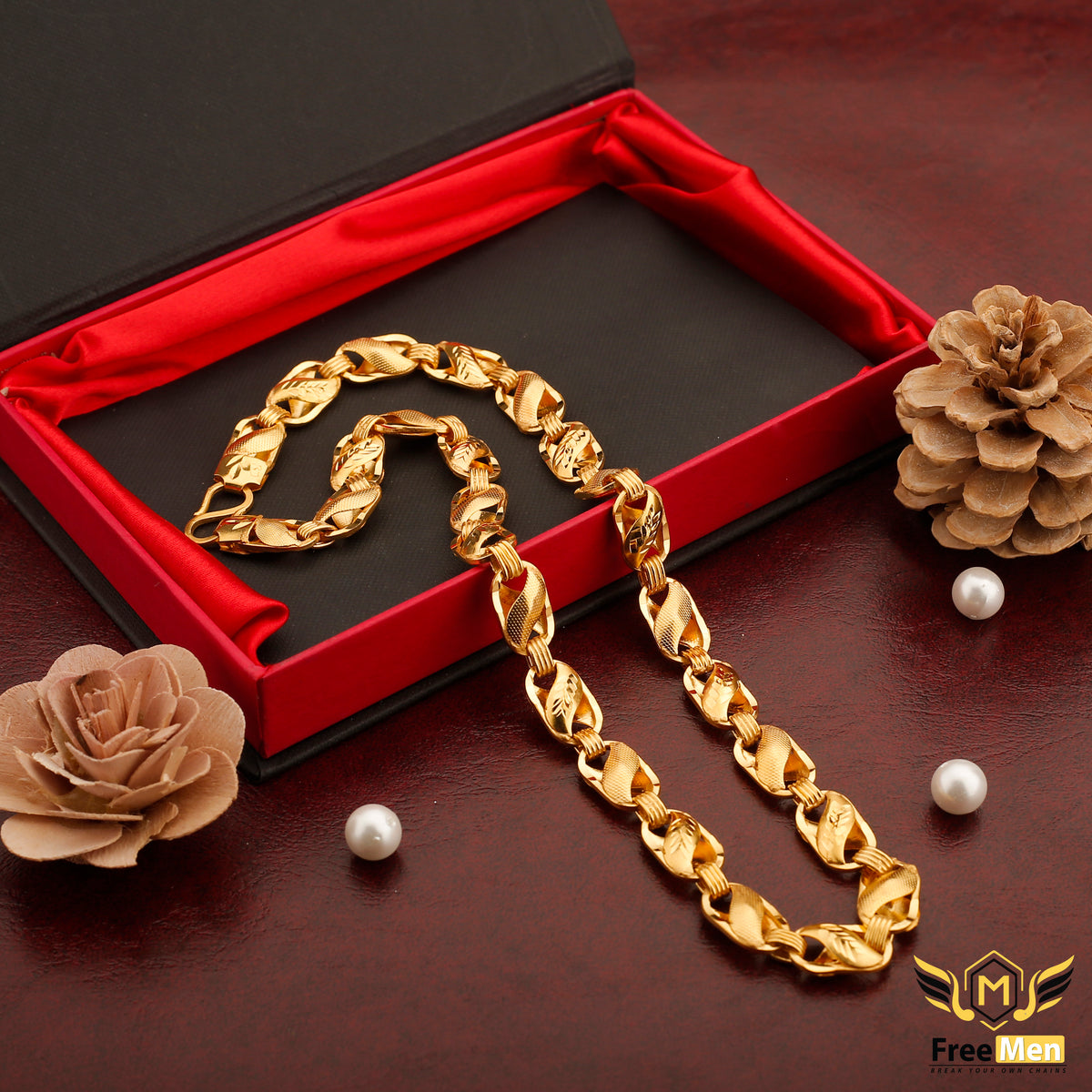 Gold plated chain with guarantee store