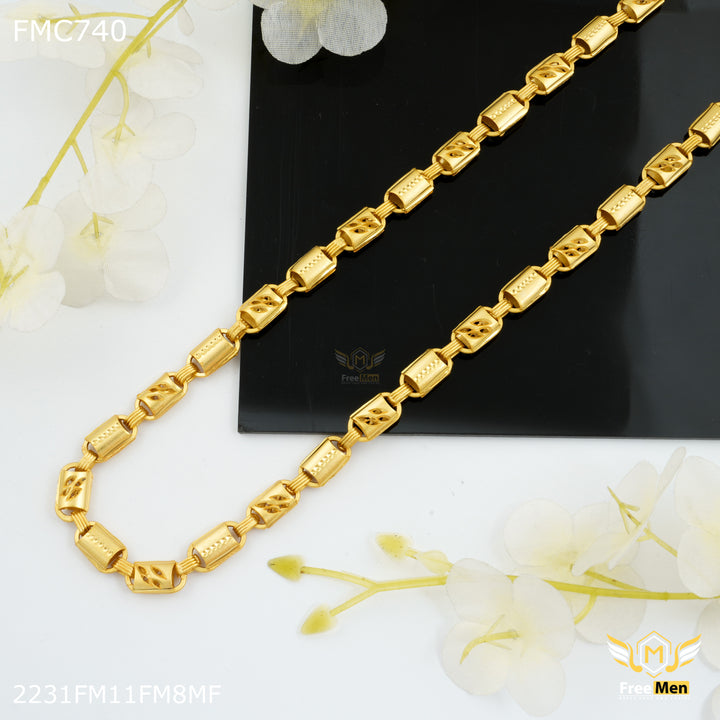 Freemen Scratch cutting Gold Chain for Man - FMC740 – Freemen®