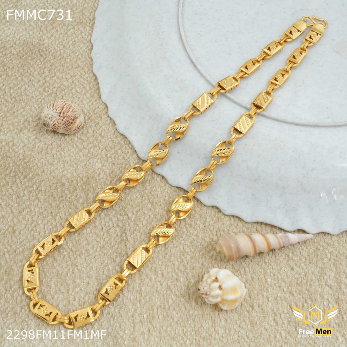 Freemen Nawabi Delight with Lotus Chain for Man - FMMC731 – Freemen®