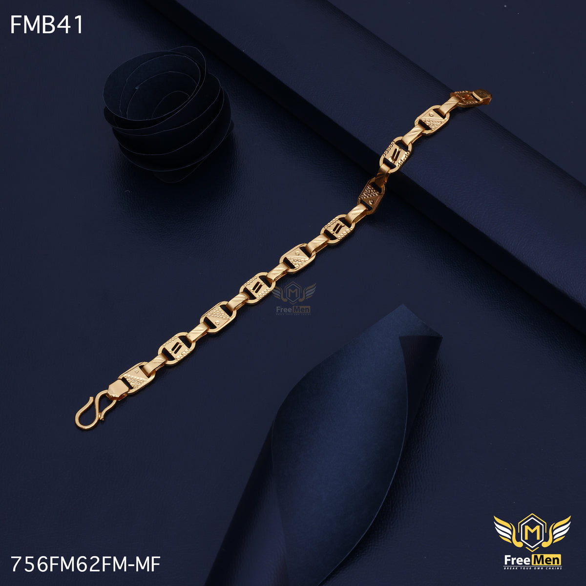 Freemen Wristlet DLine Nawabi CNC Bracelet for Men - FMB41 – Freemen®