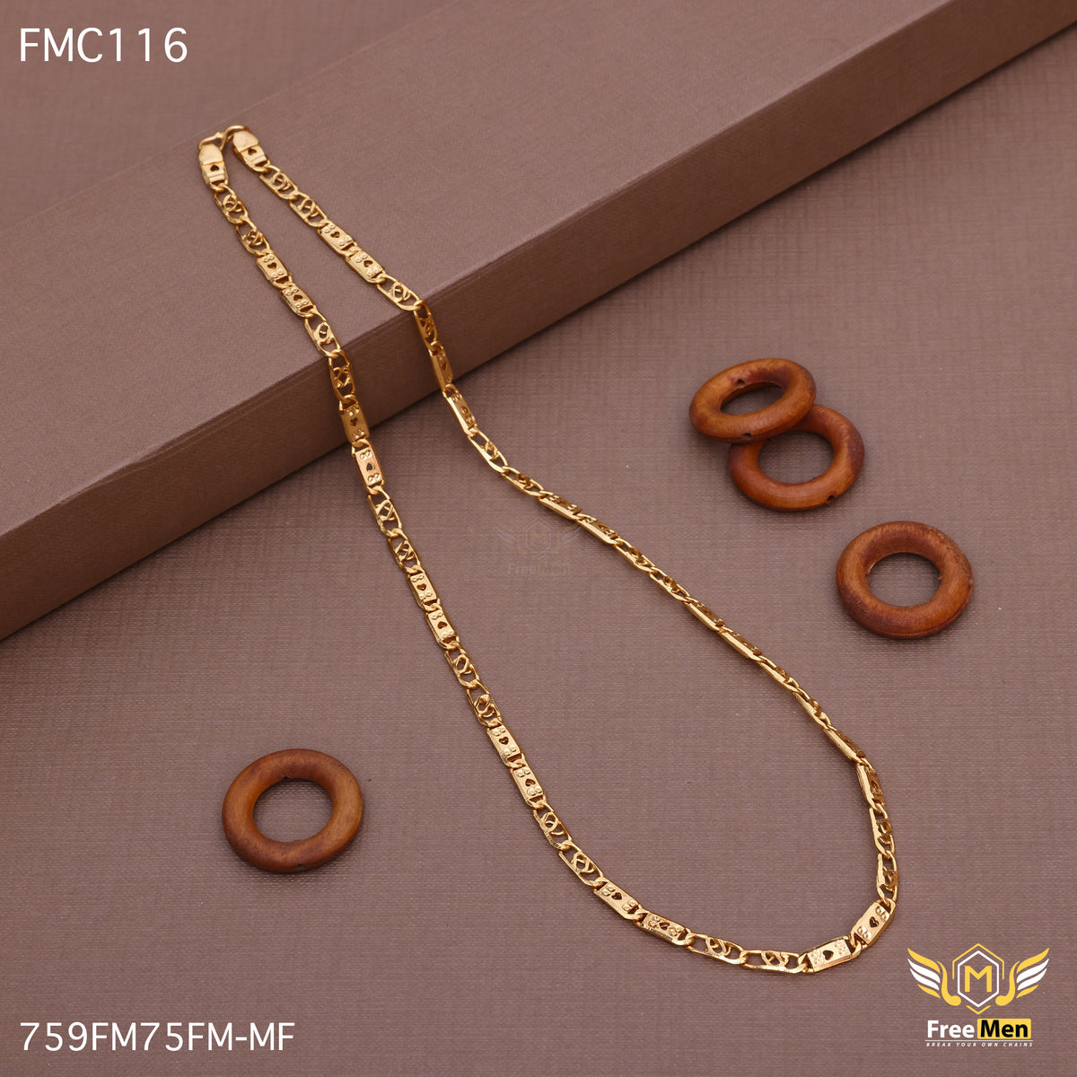 Freemen Traditional Hart TBT Biscuit Nawabi chain - FMC116 – Freemen®