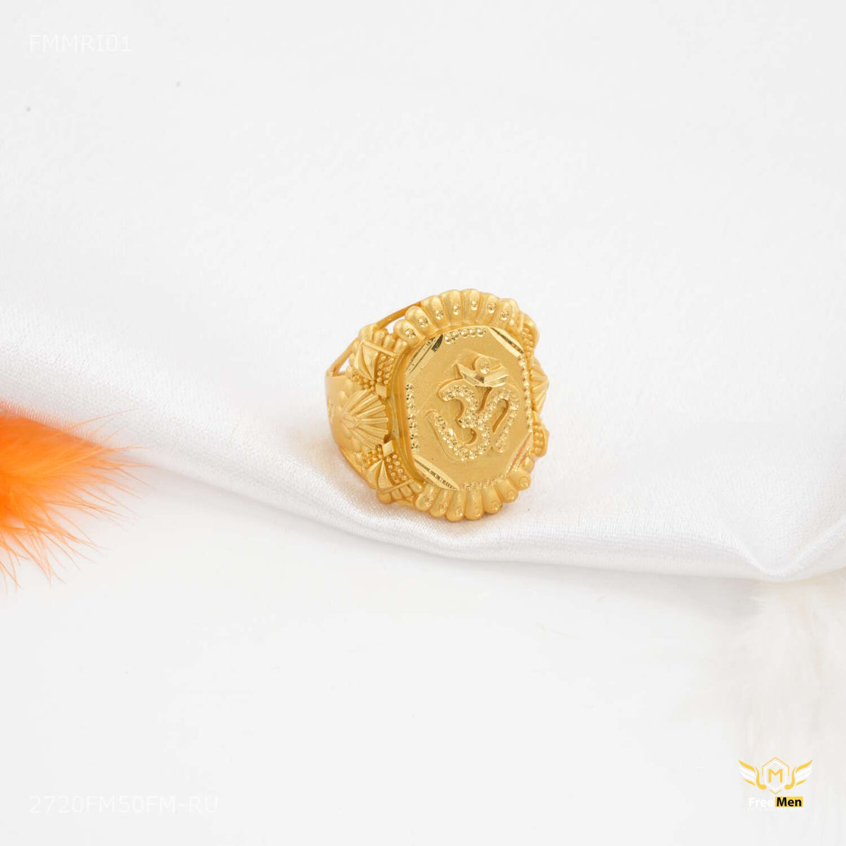 Designer OM Shape ring for men - FMMRI01 – Freemen®