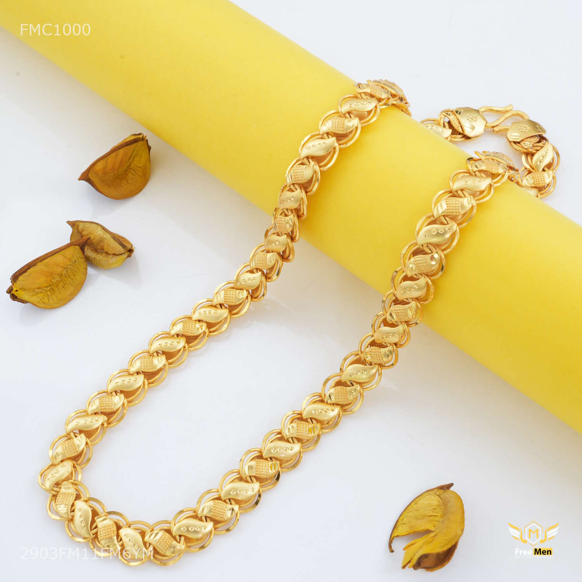 Designer S cut Lotus Chain for Man - FMC1000 – Freemen®