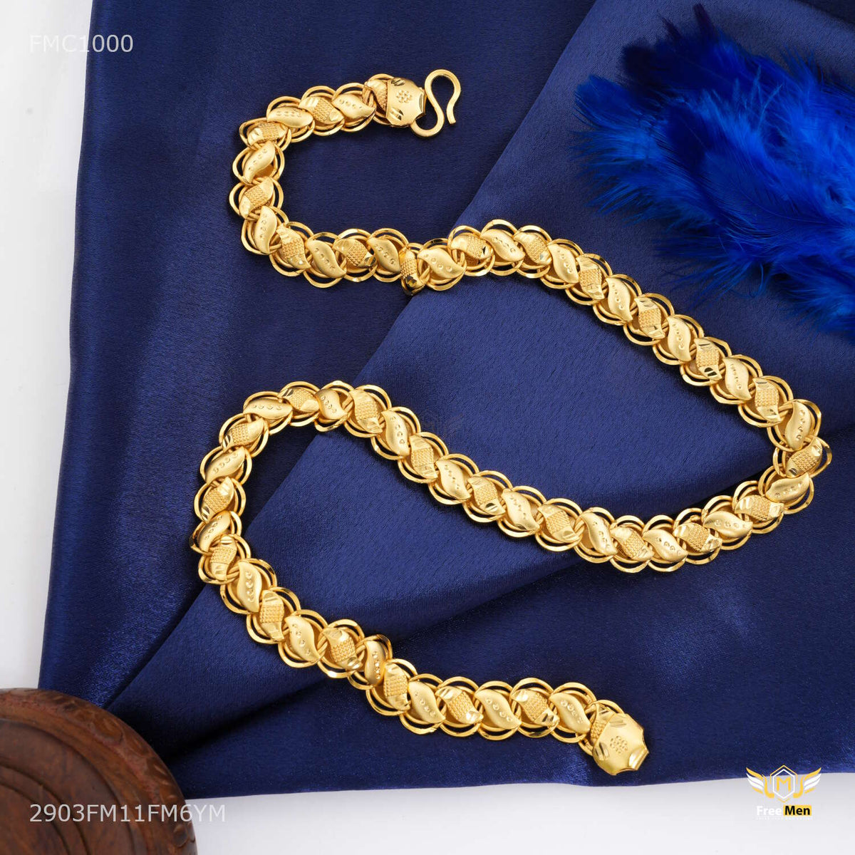 Designer S cut Lotus Chain for Man - FMC1000 – Freemen®