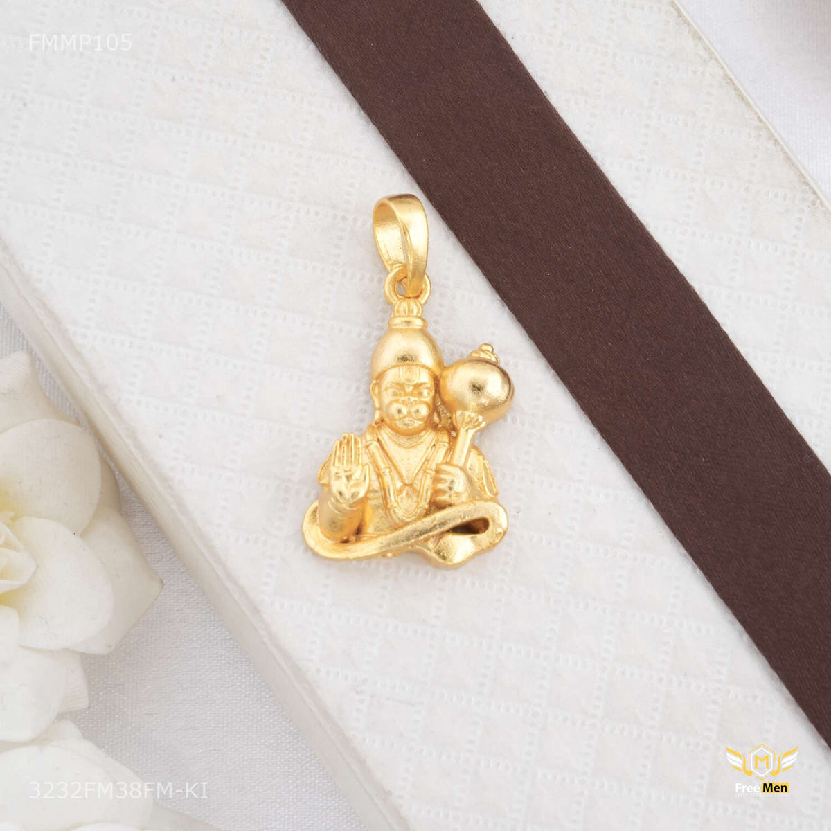 Hanuman ji Mini Pendent for Men - FMMP105 – Freemen®