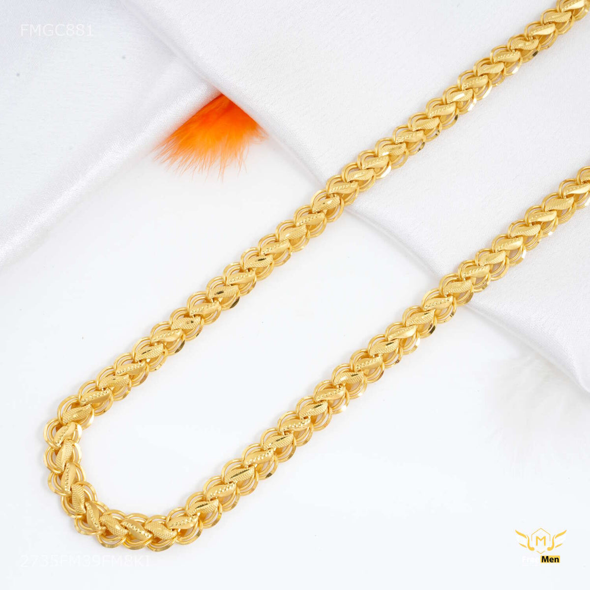 Luxury Lotus gold plated Chain - FMGC881 – Freemen®