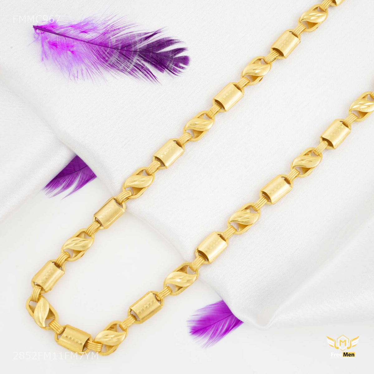 New Nawawb with Mix lotus Chain for Man - FMMC967 – Freemen®