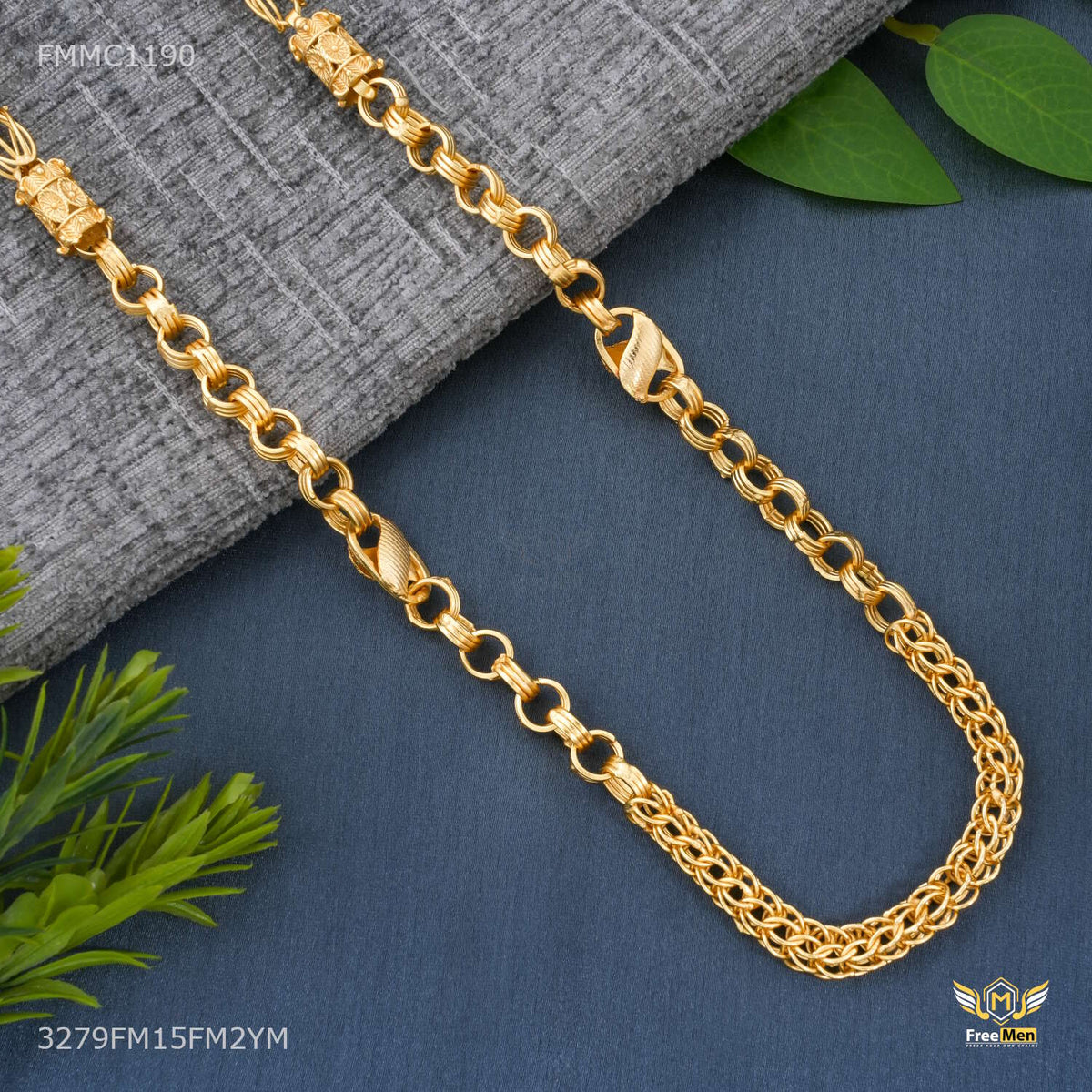 Ring to Ring Mix Indo Chain for Man - FMMC1190 – Freemen®