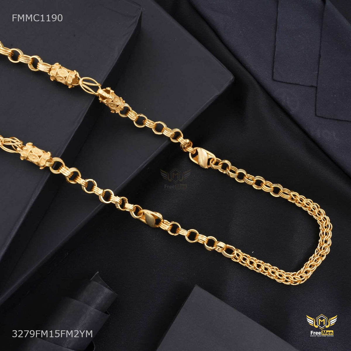 Ring to Ring Mix Indo Chain for Man - FMMC1190 – Freemen®