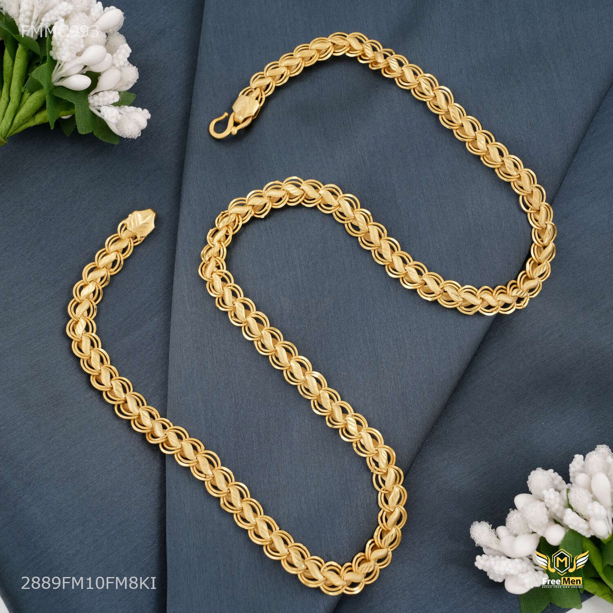 Shini Designer Lotus Chain for Man - FMMC993 – Freemen®