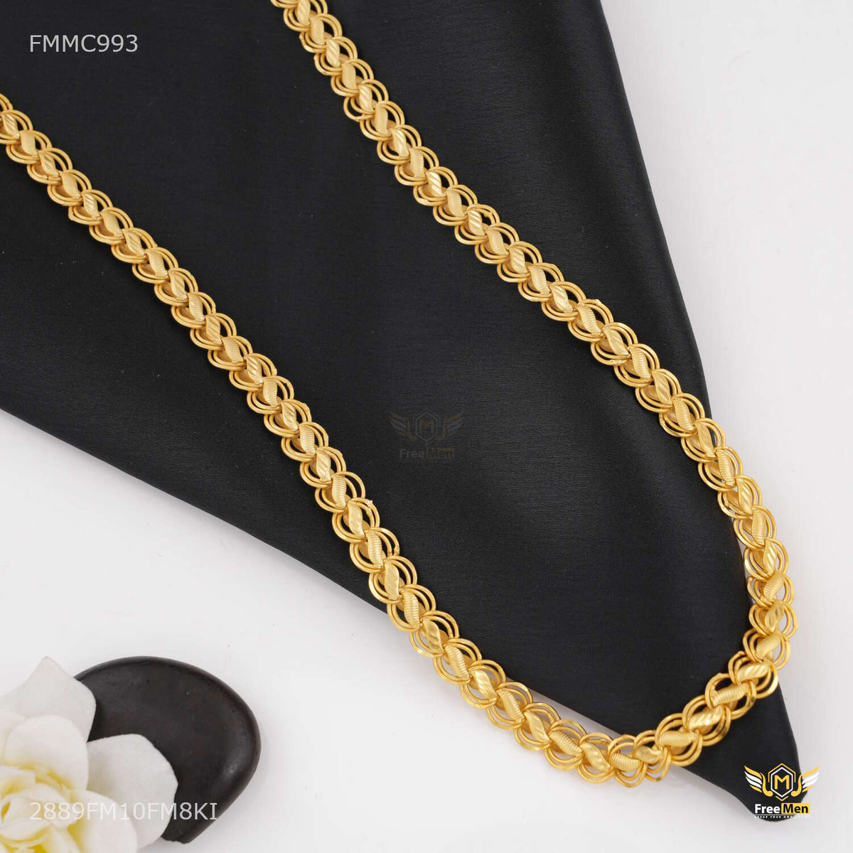 Shini Designer Lotus Chain for Man - FMMC993 – Freemen®