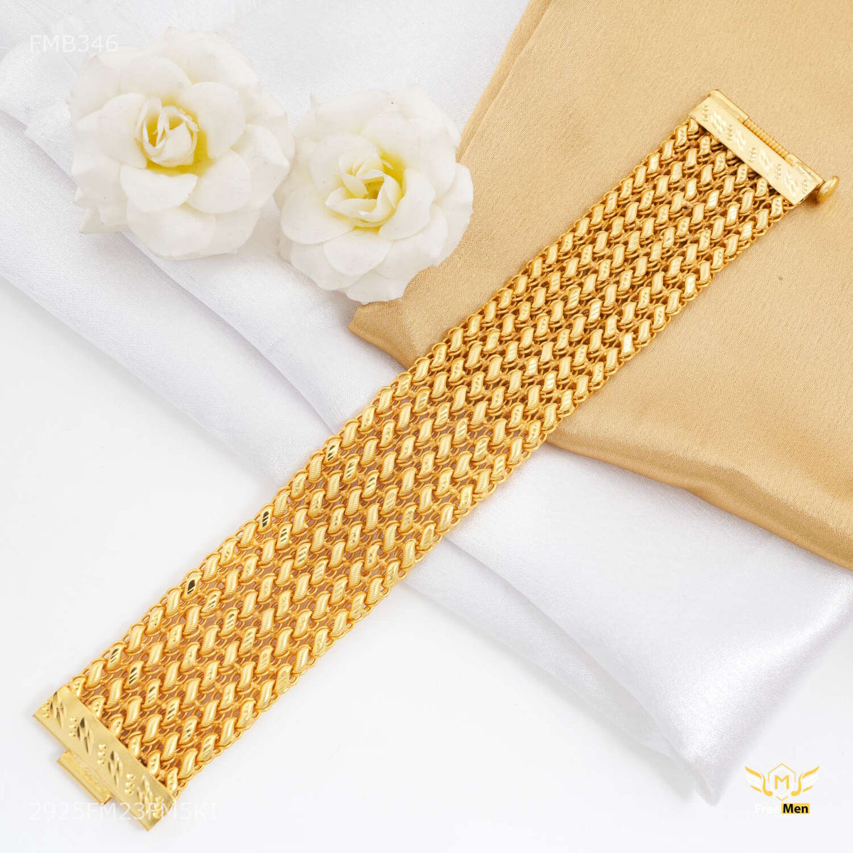 Six Line S cut Bracelet For Men - FMB346 – Freemen®