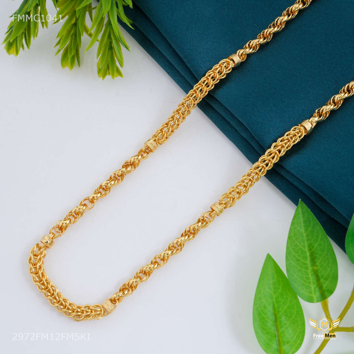 Small Rings with Indo Chain for Man - FMMC1041 – Freemen®