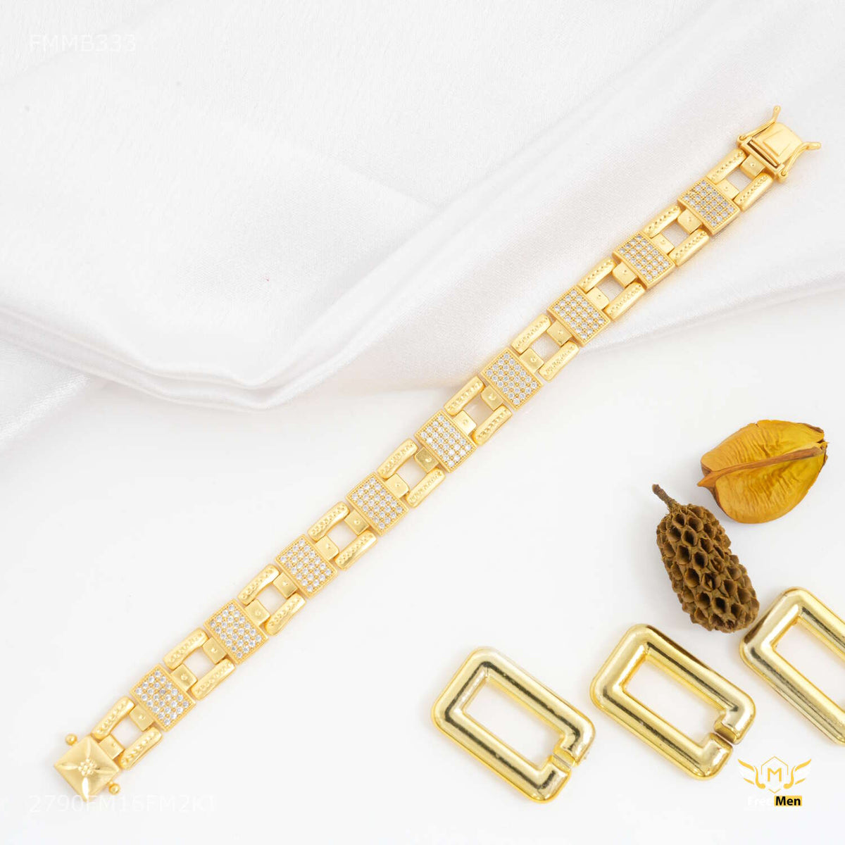 Squar box AD Bracelet For Men - FMMB333 – Freemen®