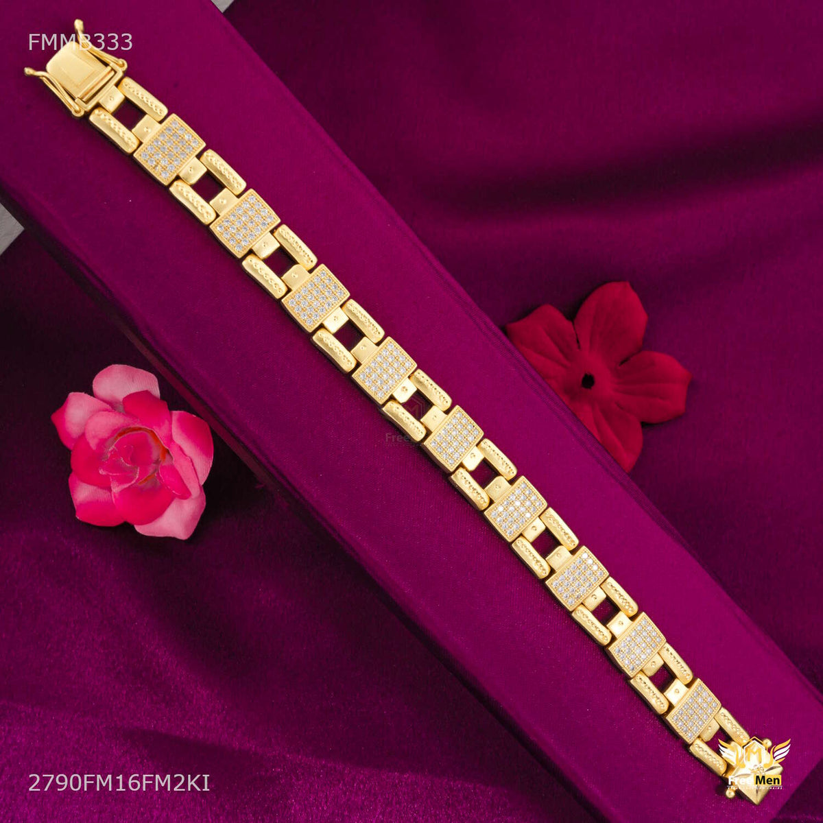 Squar box AD Bracelet For Men - FMMB333 – Freemen®