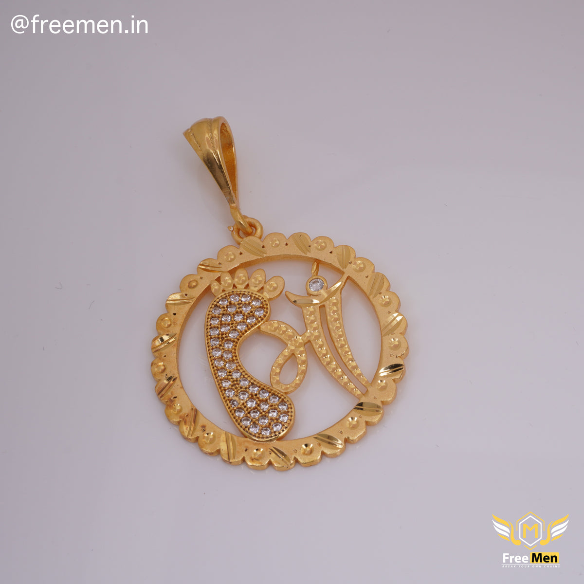Freemen Special Maa Charan Premium Pendant for Chain - FM249 – Freemen®