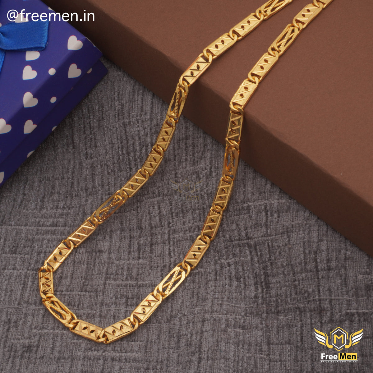 Freemen TBO Double Line Design Nawabi Biscuit Chain - FM365 – Freemen®