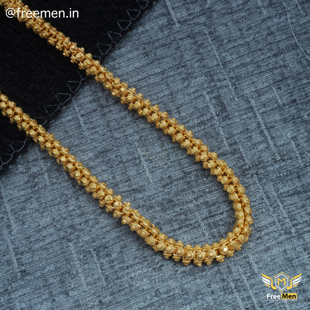Freemen Sundari Gold Plated Chain for Men - FM97 – Freemen®