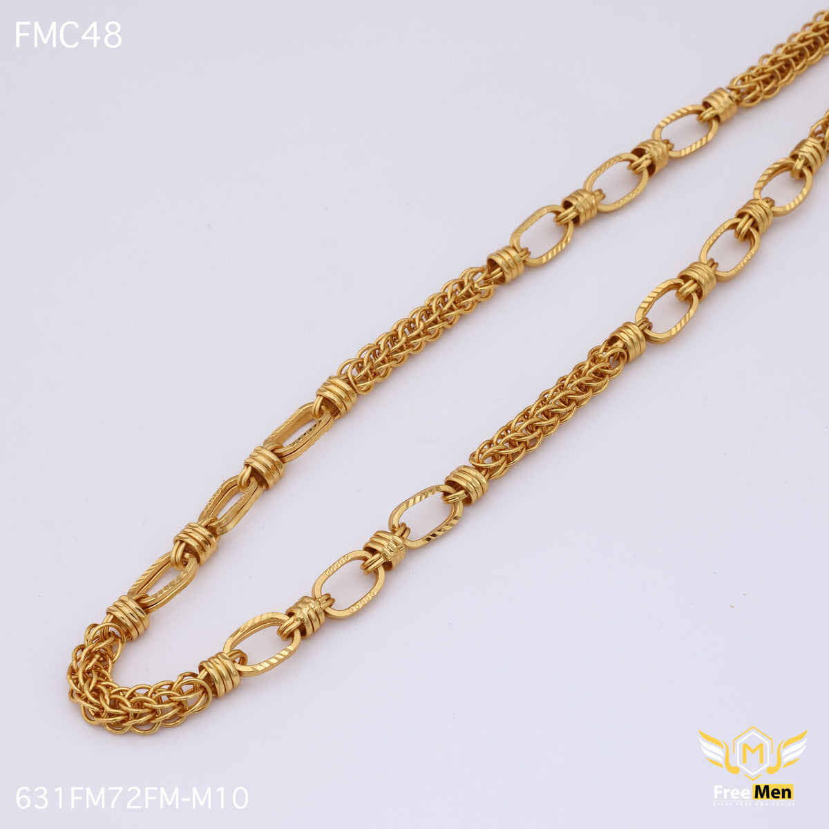 Freemen Indo Oval Shaped Link Design Chain - FMC48 – Freemen®